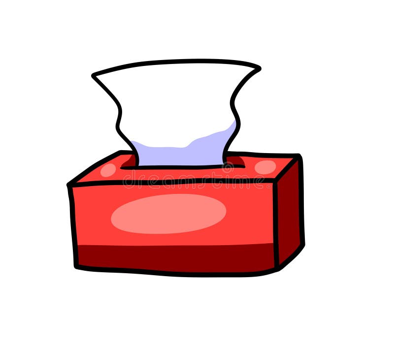 Two Color Tissues Vector Icon From Hygiene Concept. Isolated Blue ...