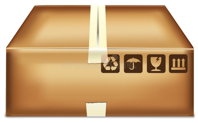 Cartoon box stock vector. Illustration of cartoon, security - 65754861
