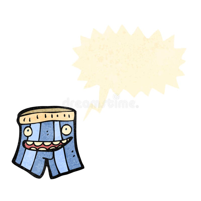 Cartoon boxer shorts stock vector. Illustration of character - 37570151
