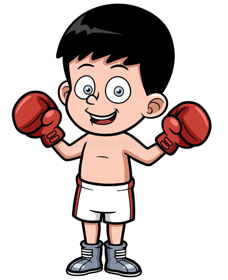 Cartoon boxing stock vector. Illustration of male, colorful - 30999155 Cartoon boxing stock vector. Illustration of male, colorful - 30999155