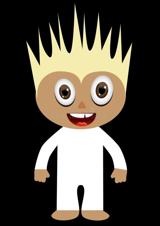 Cartoon boy stock vector. Illustration of happy, mascot - 14081335