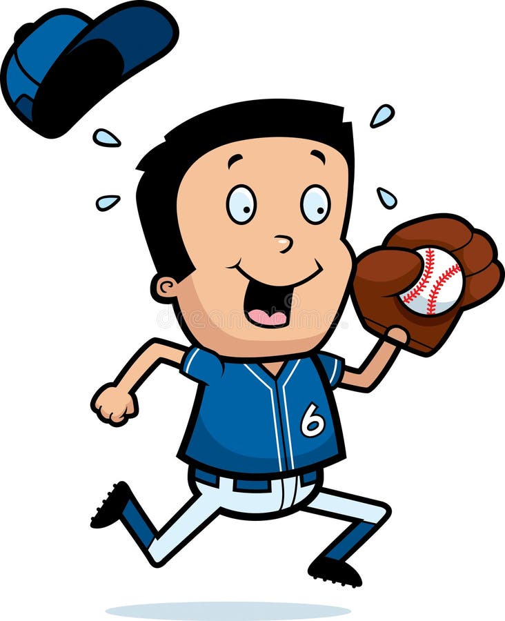 Cartoon Boy Baseball stock vector. Illustration of child - 47527327