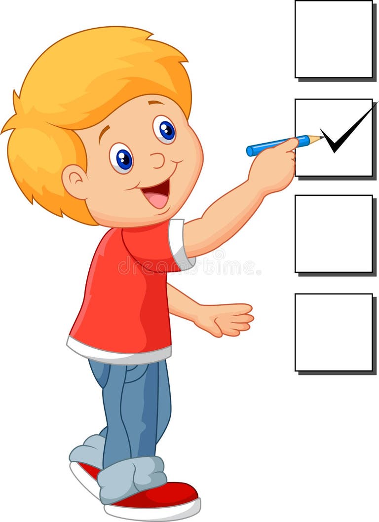 Checklist Cartoon Stock Illustrations – 18,006 Checklist Cartoon Stock ...