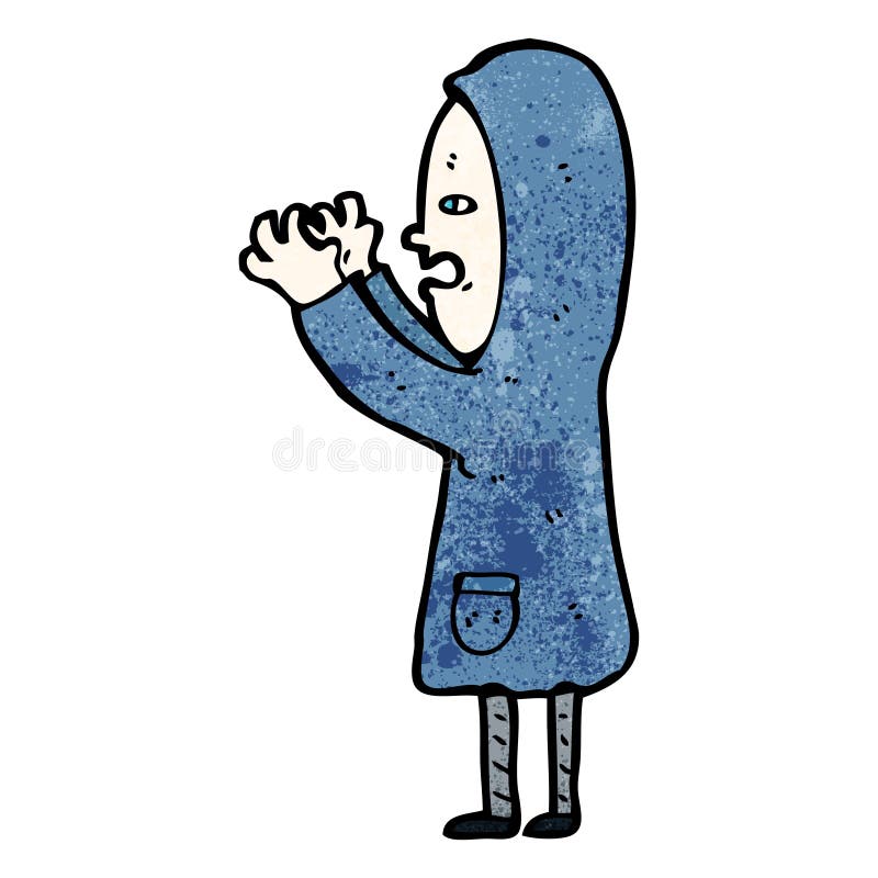 Cartoon Boy in Coat Reaching Stock Vector - Illustration of cartoon ...