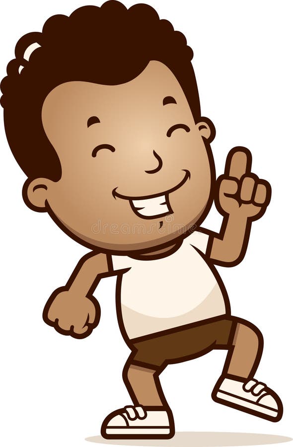 Cartoon Boy Dancing stock vector. Illustration of smiling - 116203011