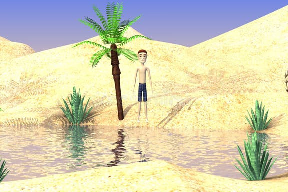 Cartoon Character Walk Sand Desert Stock Illustrations – 41 Cartoon ...