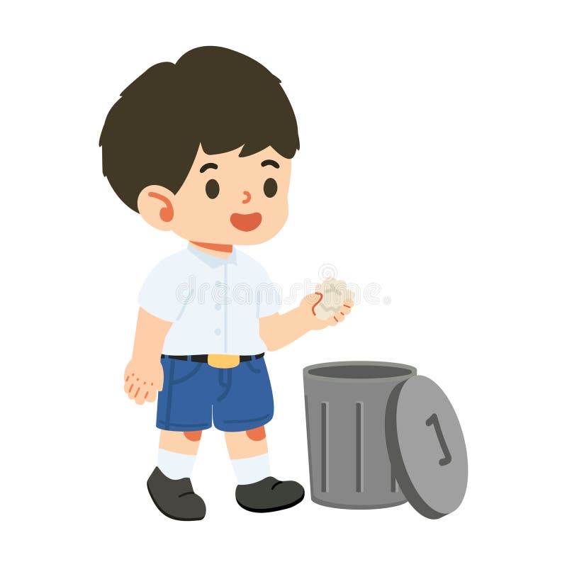 Boy Disposing Stock Illustrations – 18 Boy Disposing Stock ...
