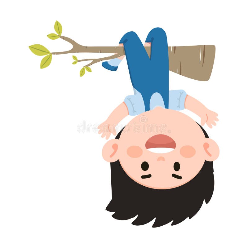 Boy Hanging Upside Stock Illustrations – 60 Boy Hanging Upside Stock ...