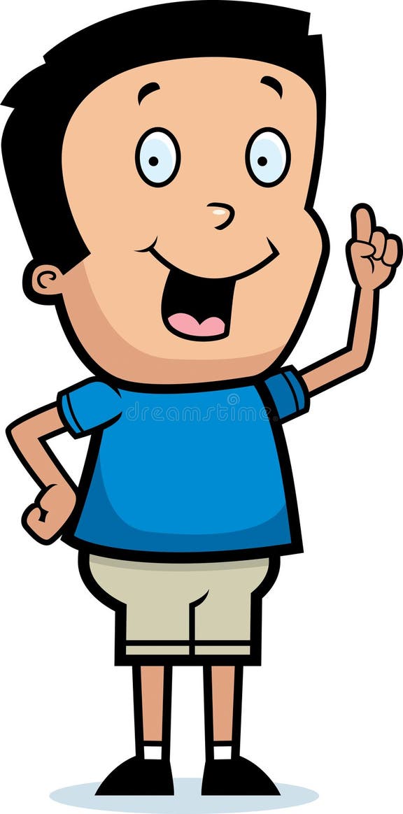 Cartoon Boy Idea stock vector. Illustration of youth - 47527386