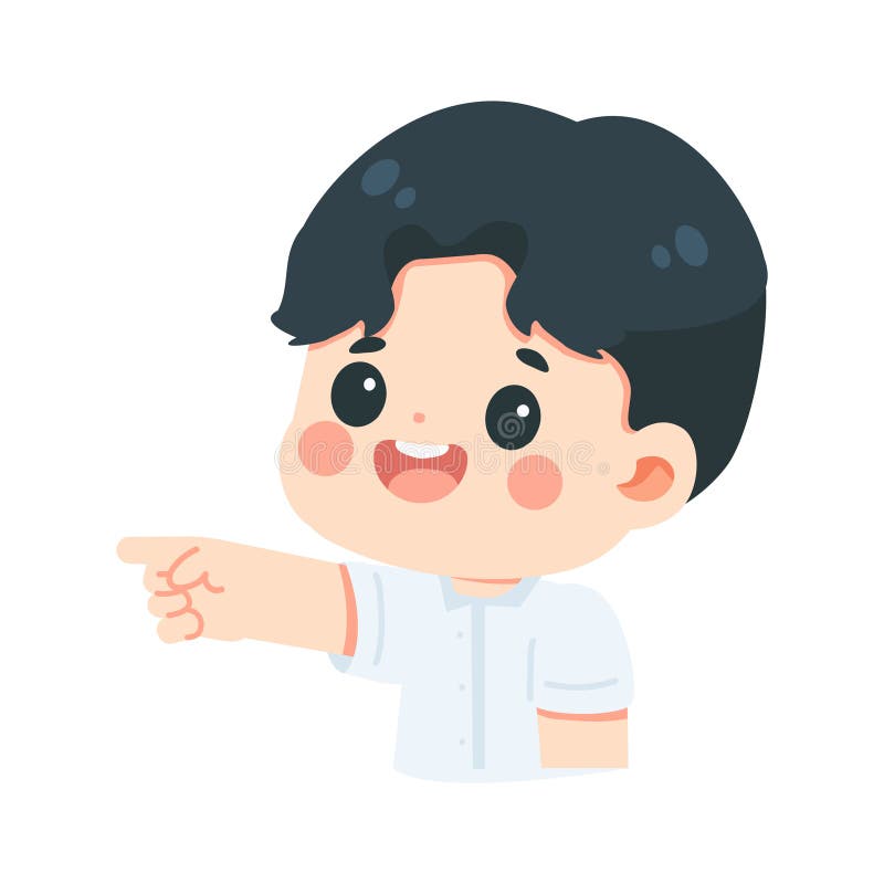 Boy Pointing Stock Illustrations – 8,516 Boy Pointing Stock ...