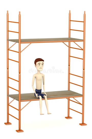 Cartoon Man Scaffold Stock Illustrations – 65 Cartoon Man Scaffold ...