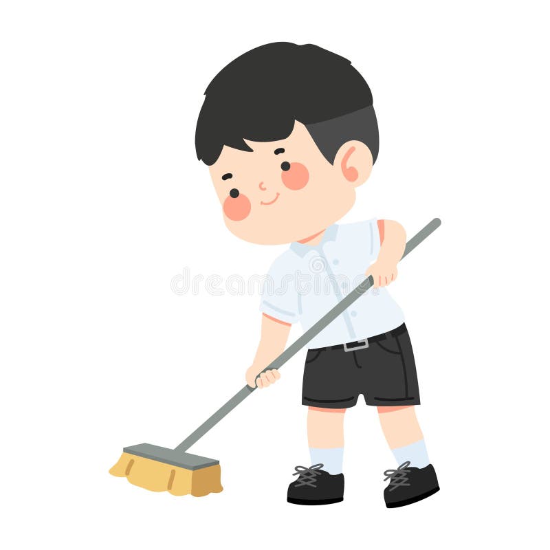 Boy Sweeping Stock Illustrations – 712 Boy Sweeping Stock Illustrations ...