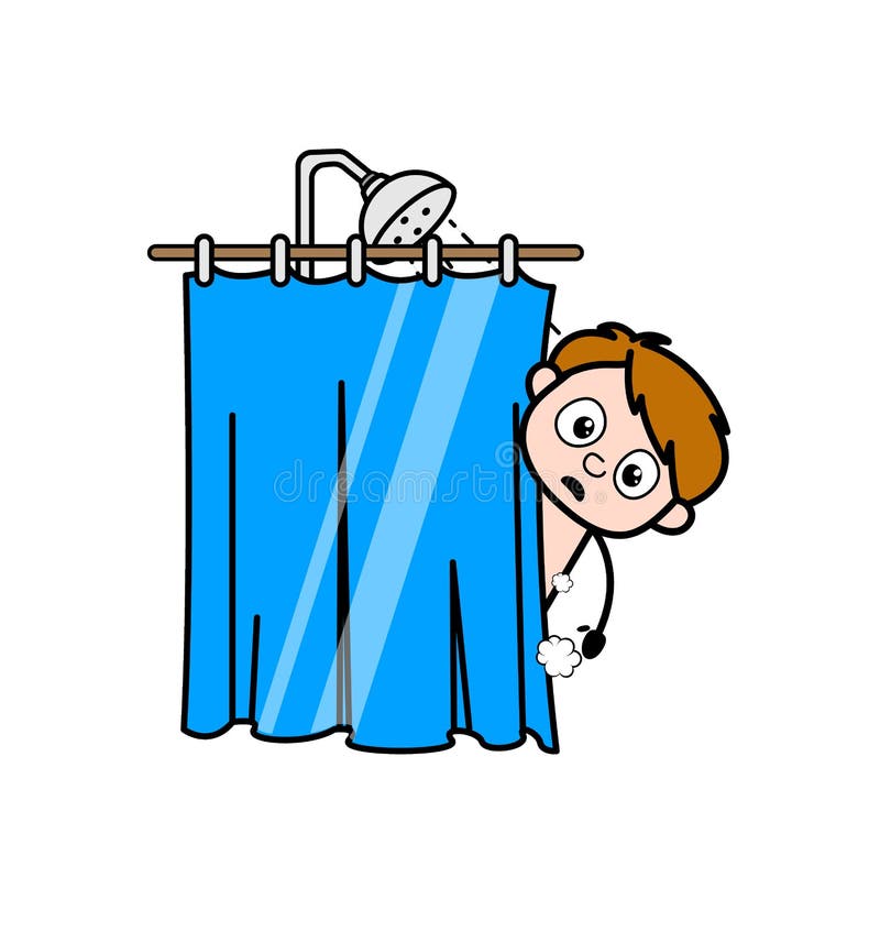 Taking Shower Cartoon Stock Illustrations – 1,004 Taking Shower Cartoon ...