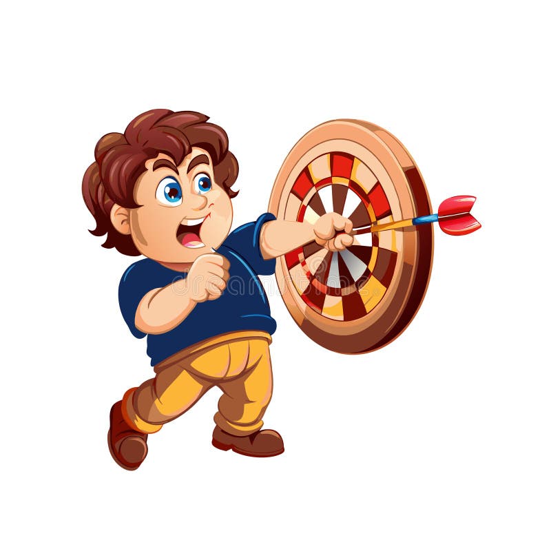 Throwing Dart Cartoon Stock Illustrations – 444 Throwing Dart Cartoon ...