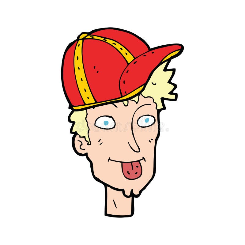 Cartoon Drawing Boy Wearing Cap Stock Illustrations – 379 Cartoon ...