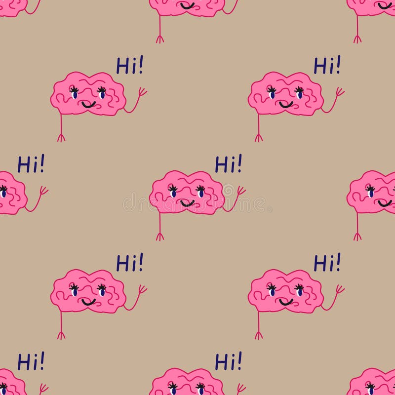 Cartoon brain vector stock vector. Illustration of cartoon - 142596635