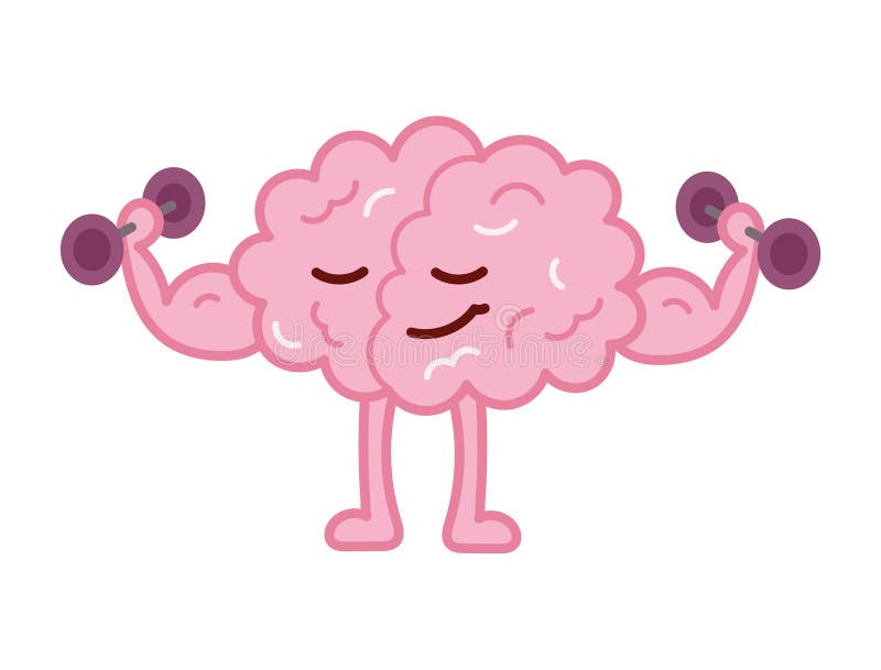 Brain Cartoon Exercising Stock Illustrations – 119 Brain Cartoon ...