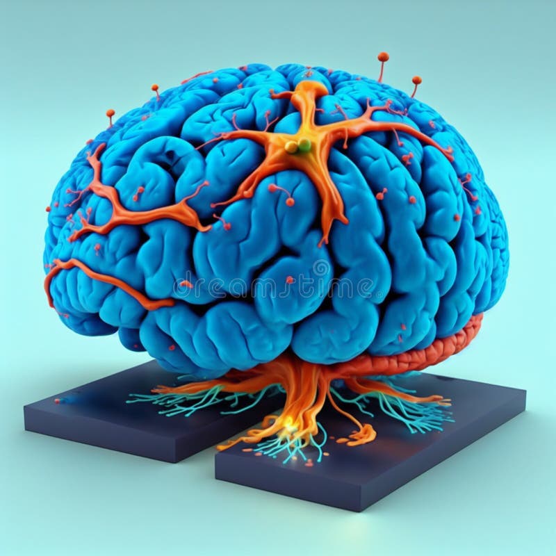 Cartoon Brain with Realistic Neurons, Synapses and Glial Cells in a 3D ...