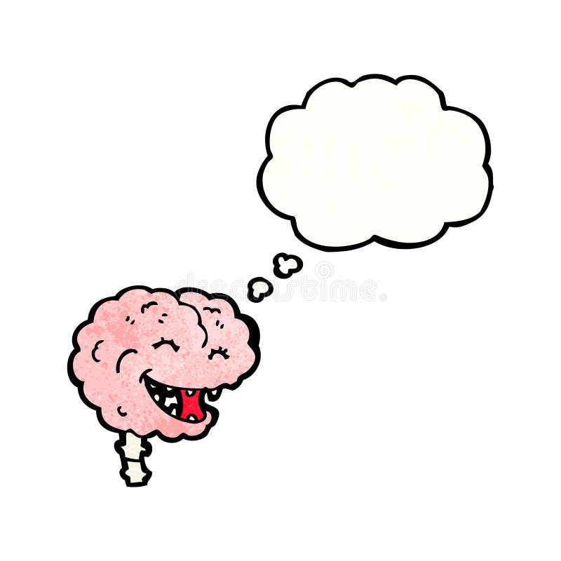 Cartoon brain stock vector. Illustration of silly, artwork - 38040591