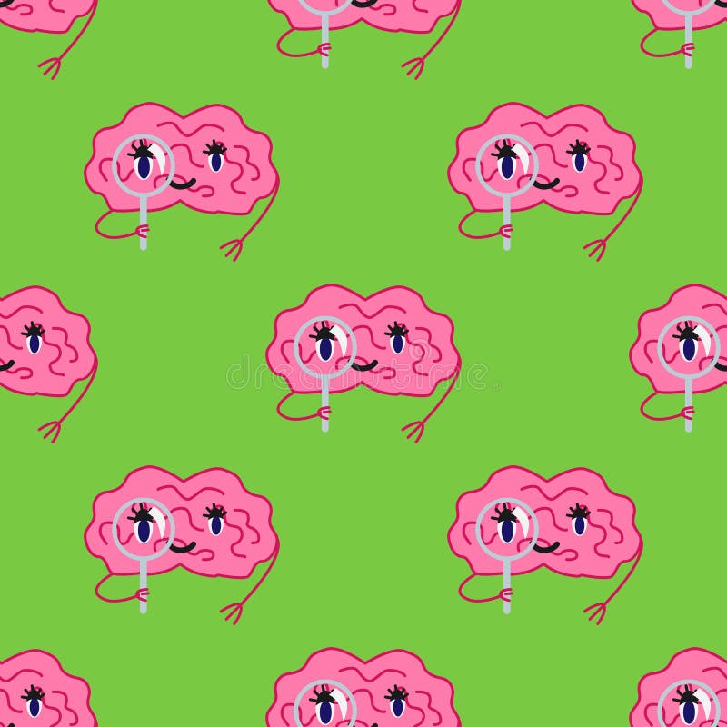 Cartoon brain vector stock vector. Illustration of head - 143218737