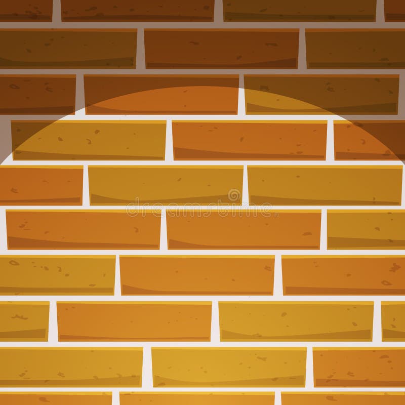Cartoon Brick Wall stock vector. Illustration of rectangle - 52680512