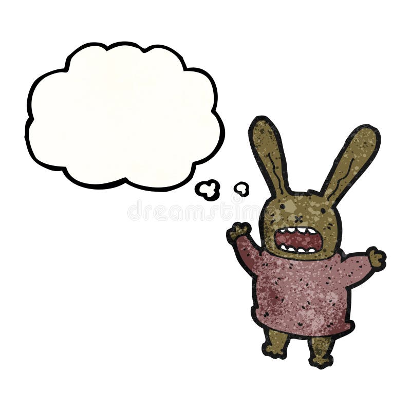 Cartoon brown bunny stock vector. Illustration of textured - 38032420