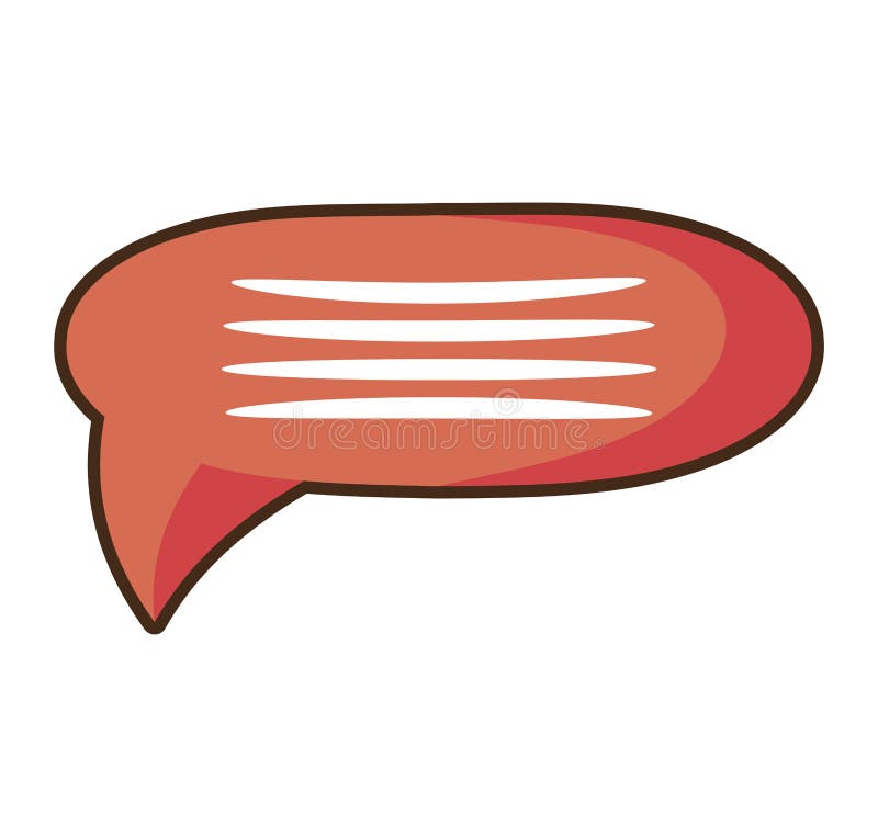 Cartoon Bubble Speech Talk Message Communication Stock Illustration ...