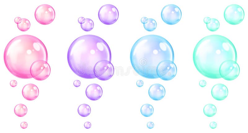 Cartoon Bubbles stock illustration. Illustration of icon - 21804282