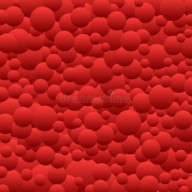 Cartoon Buble Red Circles Stock Vector Illustration Of Bead 80557996