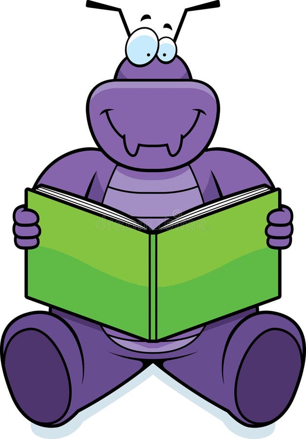 Cartoon Bug Reading Stock Illustrations – 292 Cartoon Bug Reading Stock ...
