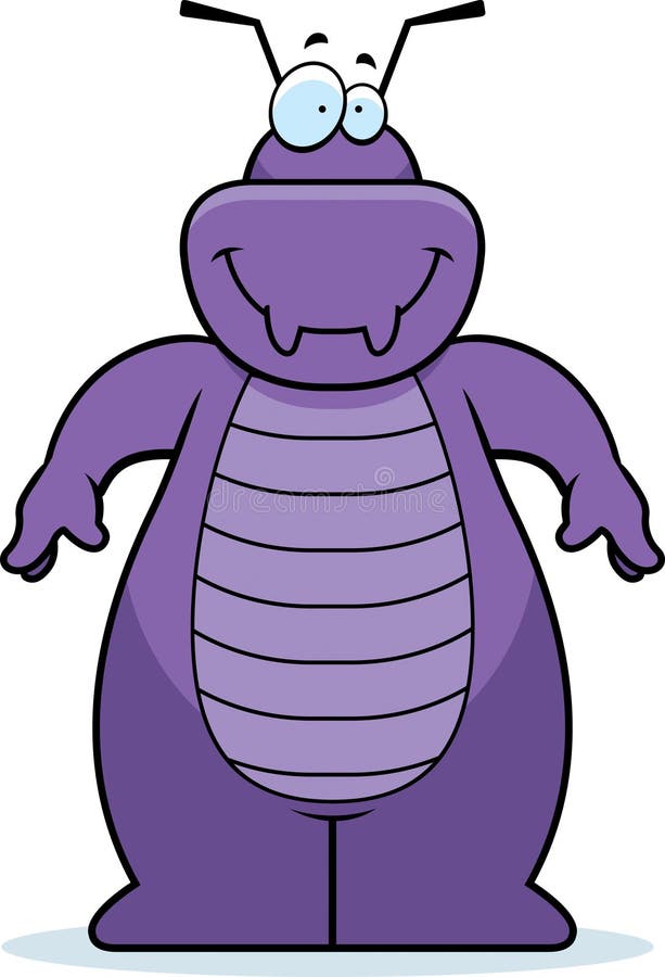 Cartoon Bug Smiling stock vector. Illustration of insect - 47087952