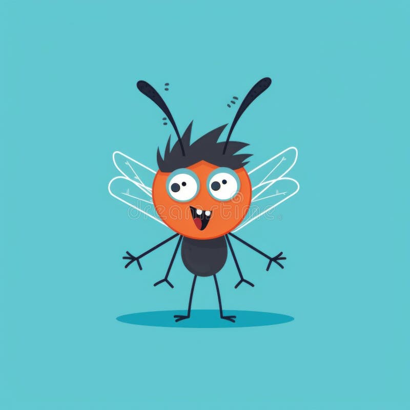 Generative AI Surprised Man Looking through- Stock Illustration ...