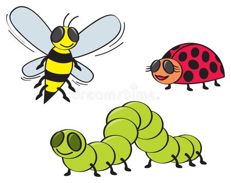 Cartoon Bugs stock vector. Illustration of antenna, glow - 29129317