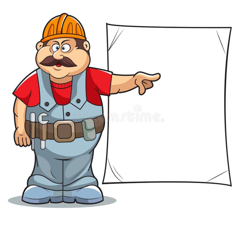 Funny Builder Toolbox Stock Illustrations – 179 Funny Builder Toolbox ...