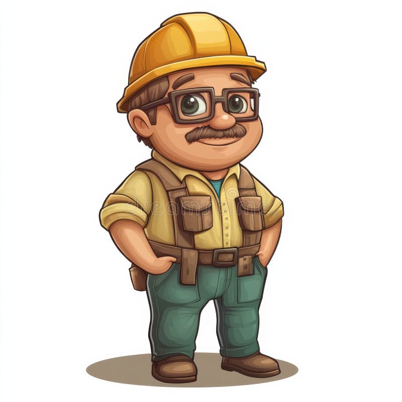 Creative Cartoon Builder Character Stock Illustrations – 1,062 Creative ...