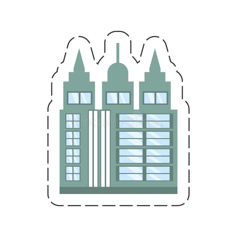 2d Cartoon Skyscraper