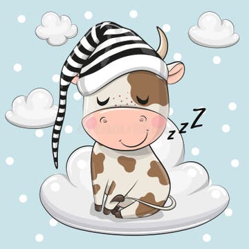 Sleeping Bull Cartoon Stock Illustrations – 307 Sleeping Bull Cartoon ...