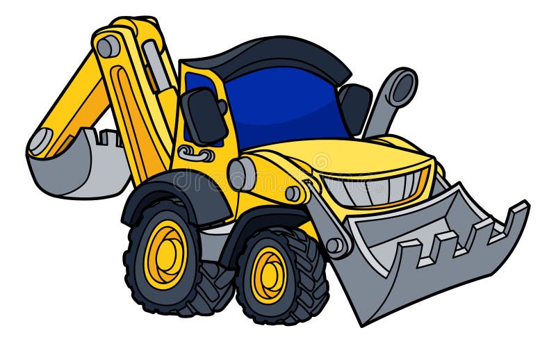 Jcb Machine Line Art