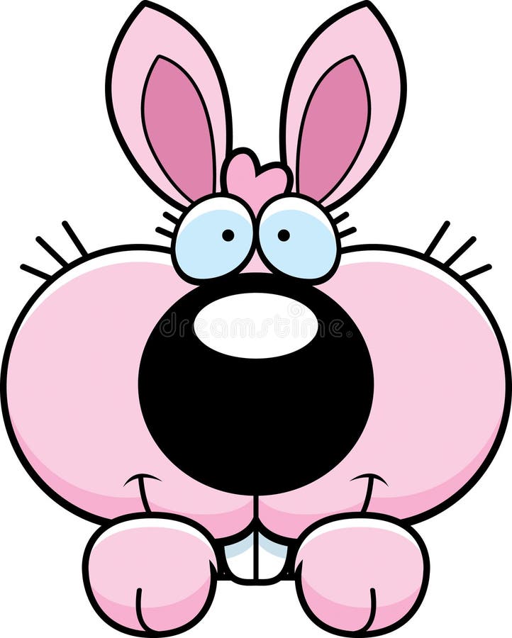 Cartoon Bunny Peeking stock vector. Illustration of clip - 47475952