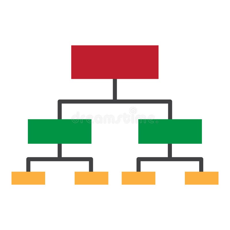 Cartoon business structure stock illustration. Illustration of icon ...
