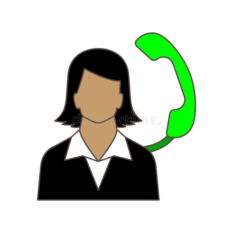 Cartoon make a call stock vector. Illustration of vector - 261408651