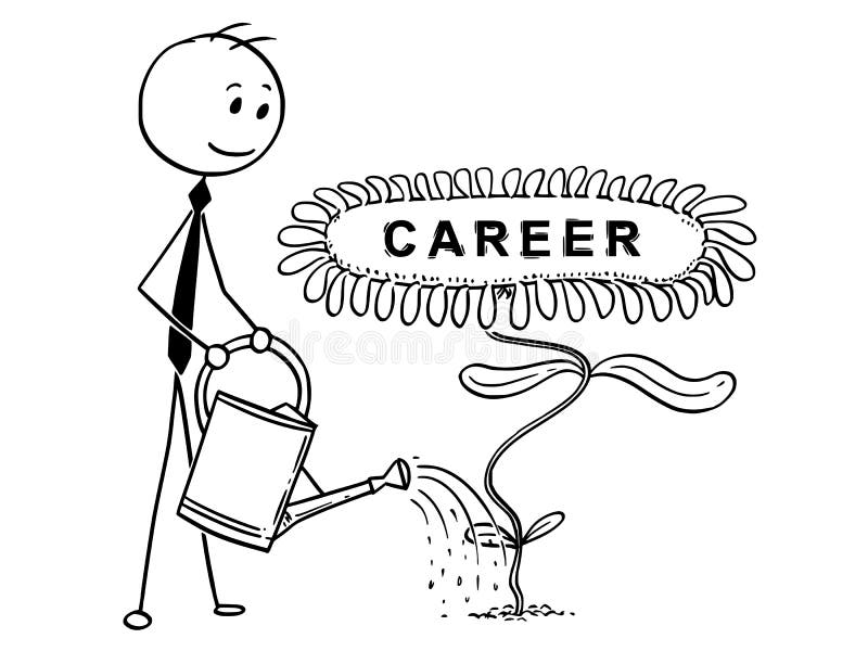 Cartoon Gardener Watering Man Stock Illustrations 1 421 Cartoon