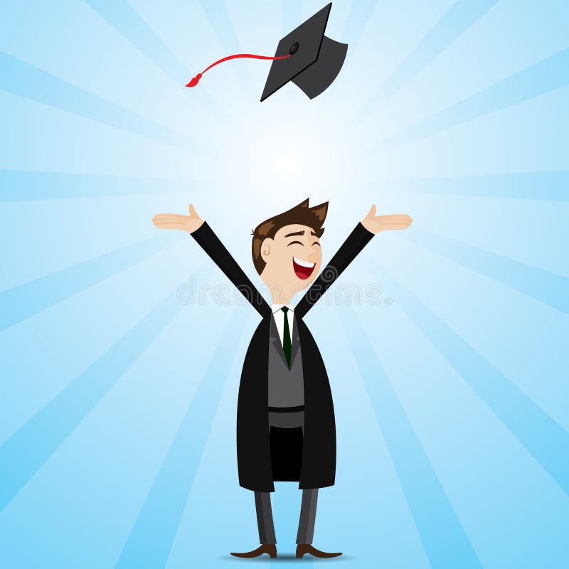 Graduation Funny Clip Art Stock Illustrations – 437 Graduation Funny ...