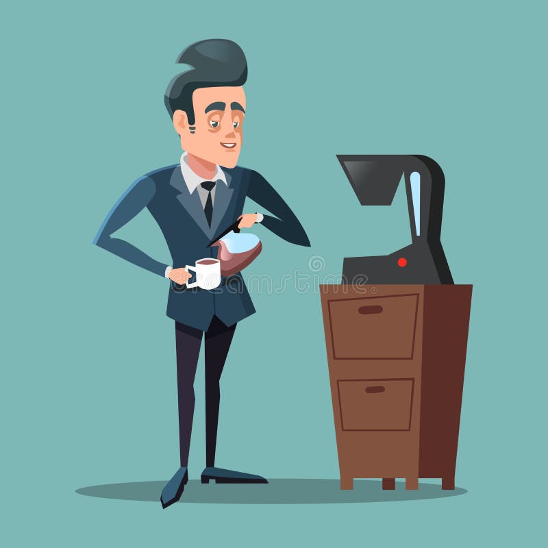 Cartoon Coffee Break Stock Illustrations – 12,731 Cartoon Coffee Break ...