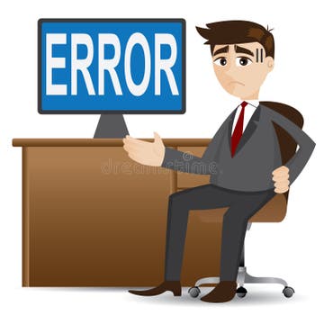 Error Cartoon Stock Illustrations – 12,763 Error Cartoon Stock ...