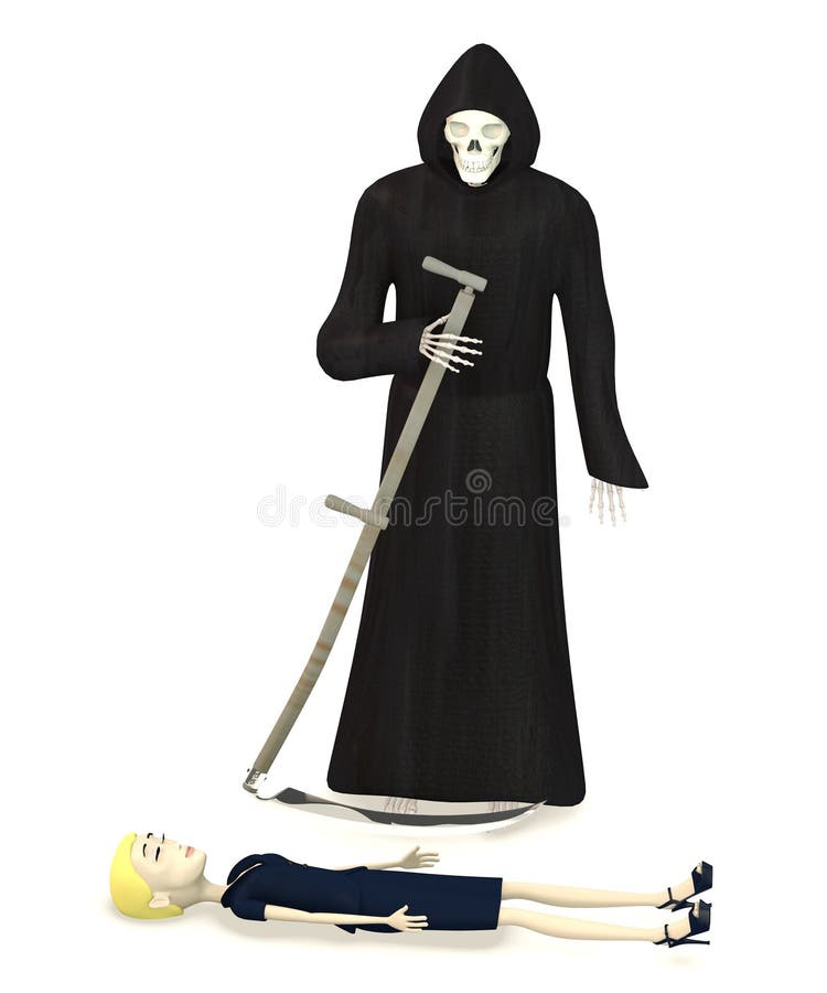 Female Grim Reaper Stock Illustrations – 261 Female Grim Reaper Stock ...