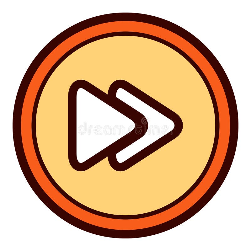 Cartoon Fast Forward Button Stock Illustration - Illustration of button ... Cartoon Fast Forward Button Stock Illustration - Illustration of button ...
