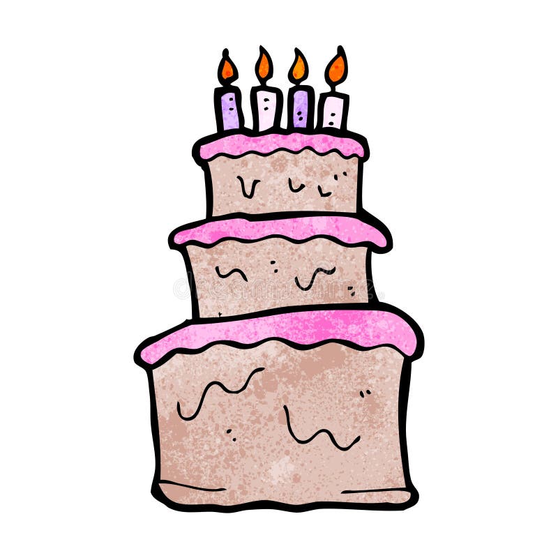 Cartoon cake stock vector. Illustration of funny, artwork - 38058067