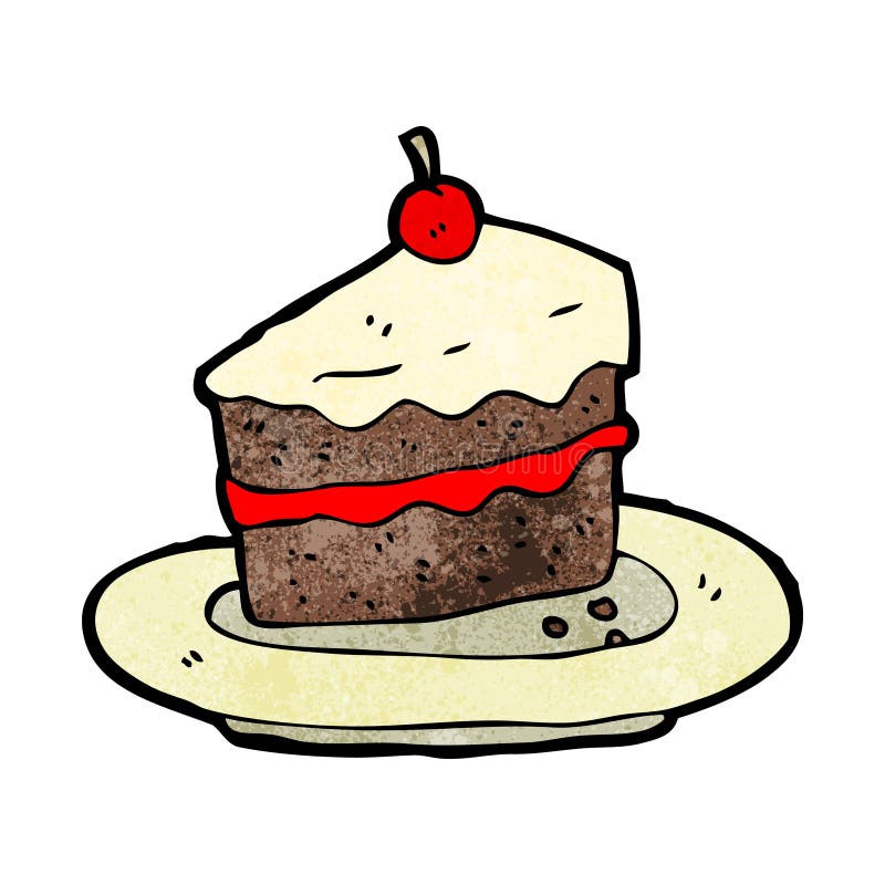 Cartoon cake stock vector. Illustration of quirky, funny - 38062430