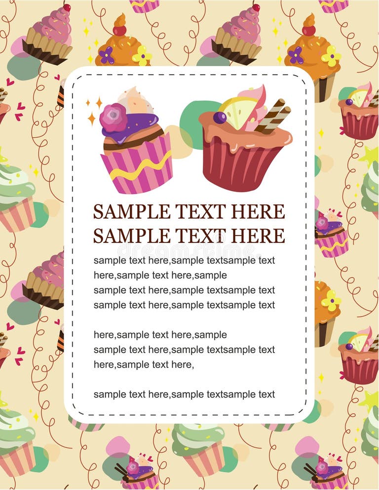 Cake Cartoon Frame Stock Illustrations – 7,662 Cake Cartoon Frame Stock ...